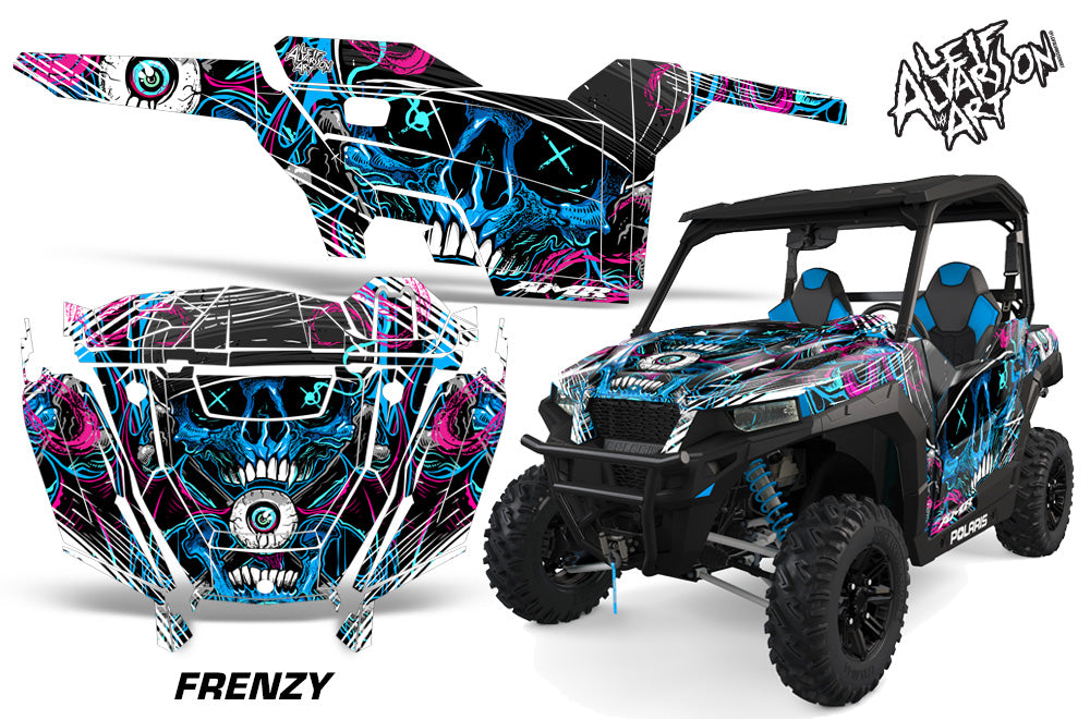 Polaris General 1000 Graphics Kit - 2 Door 2016 & Up Frenzy – X-Hivent