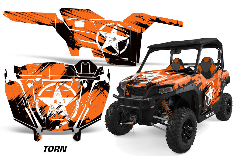 Polaris General 1000 Graphics Kit - 2 Door 2016 & Up Torn – X-Hivent