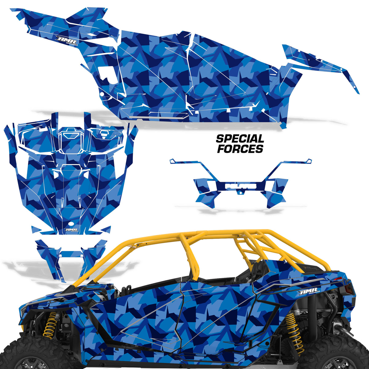 Polaris RZR Pro XP Graphic Kit 4-Door 2020 & Up Special Forces – X-Hivent