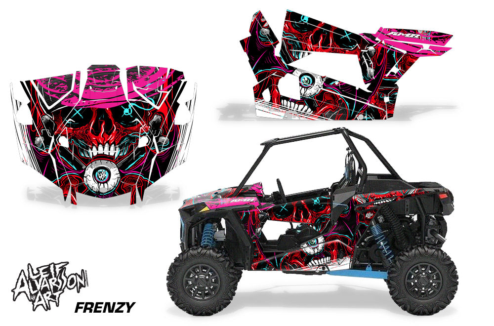 Polaris RZR Turbo & Turbo S Graphic Kit - 2 Door 2019-2022 Frenzy – X ...