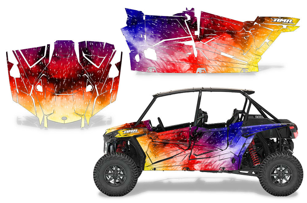 Polaris RZR Turbo & Turbo S Graphic Kit - 4 Door 2019-2022 Dusk – X-Hivent